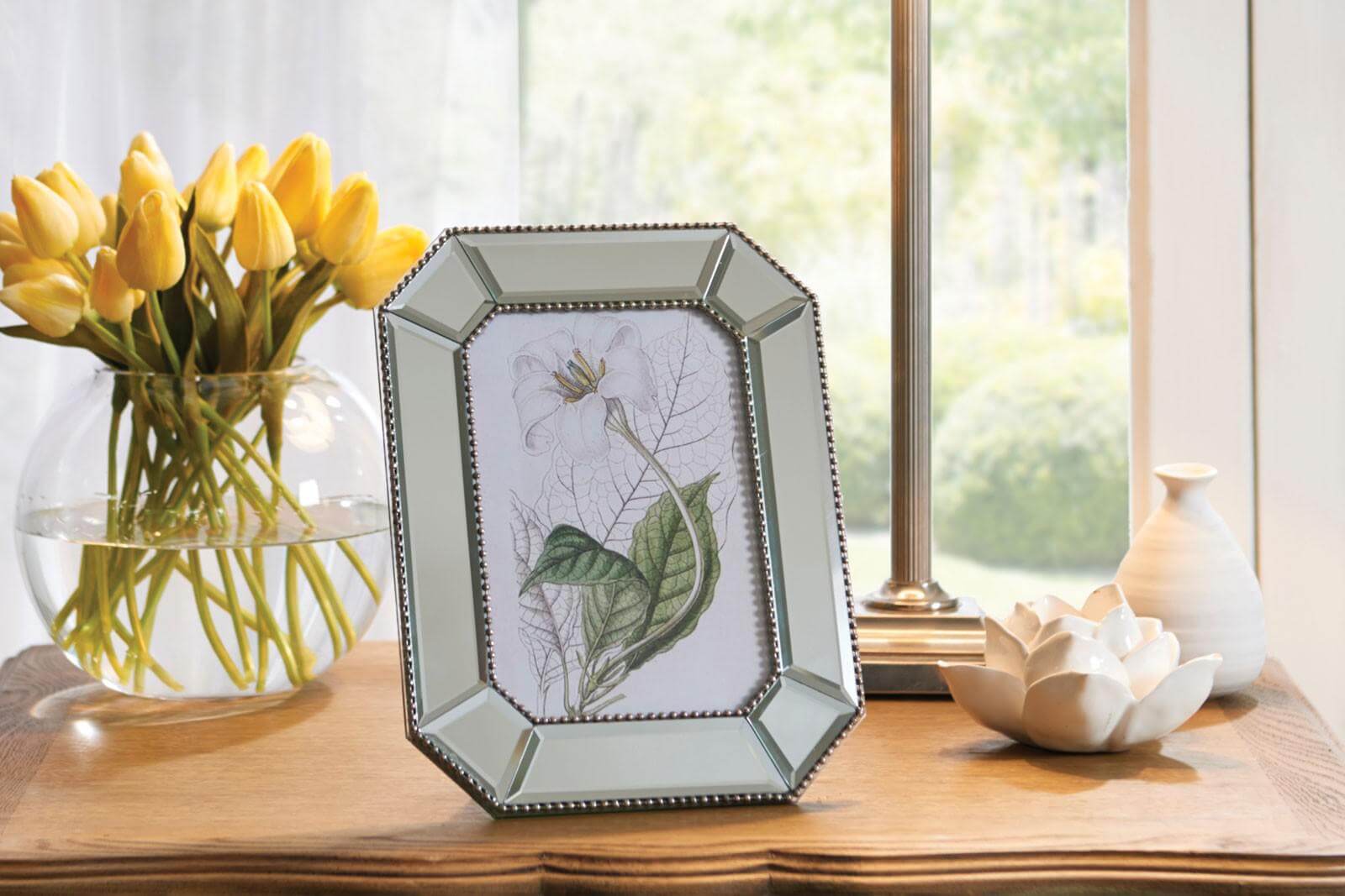 Shop Venetian Photo Frame Octagon Small - Silver Online | Bed Bath N' Table