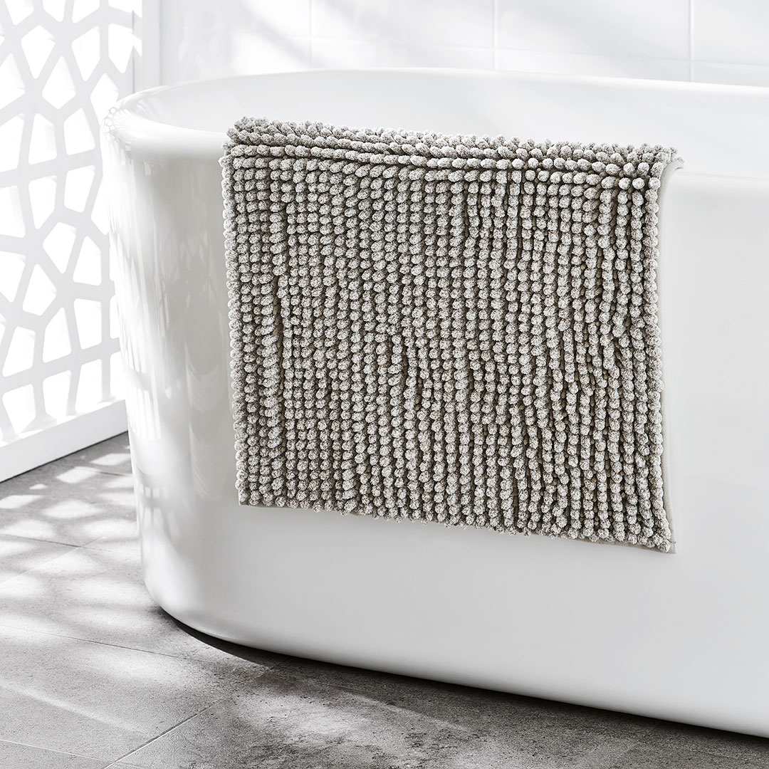 Buy Bobble Melange Bath Mat - Ink Online | Bed Bath N' Table