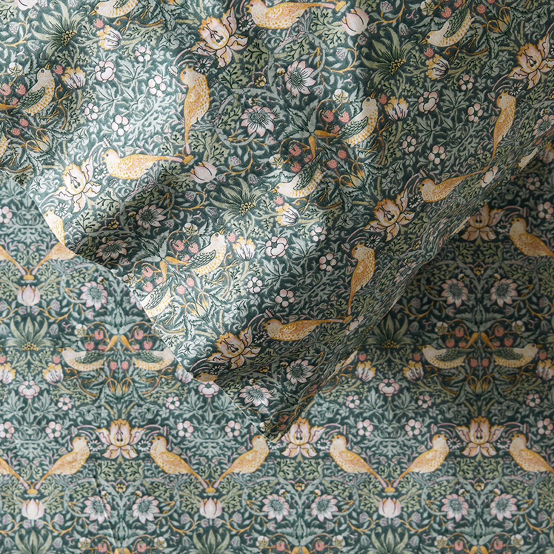 Buy Strawberry Thief Sheet Set - Teal Online | Bed Bath N' Table