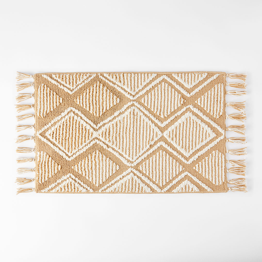 Shop Noah Bath Mat - Ochre Online | Bed Bath N' Table